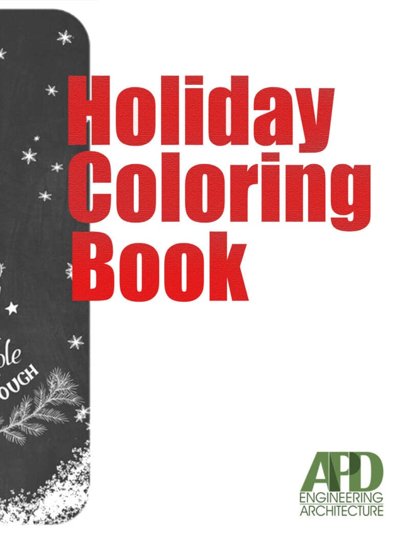 Holiday Card 2021: APD Engineering Coloring Book